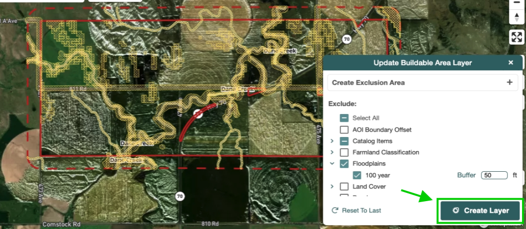 Buildable Area with Templates and Custom Exclusion Zones. New!!