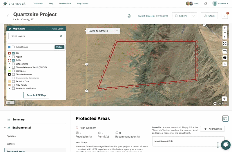 Protected Areas